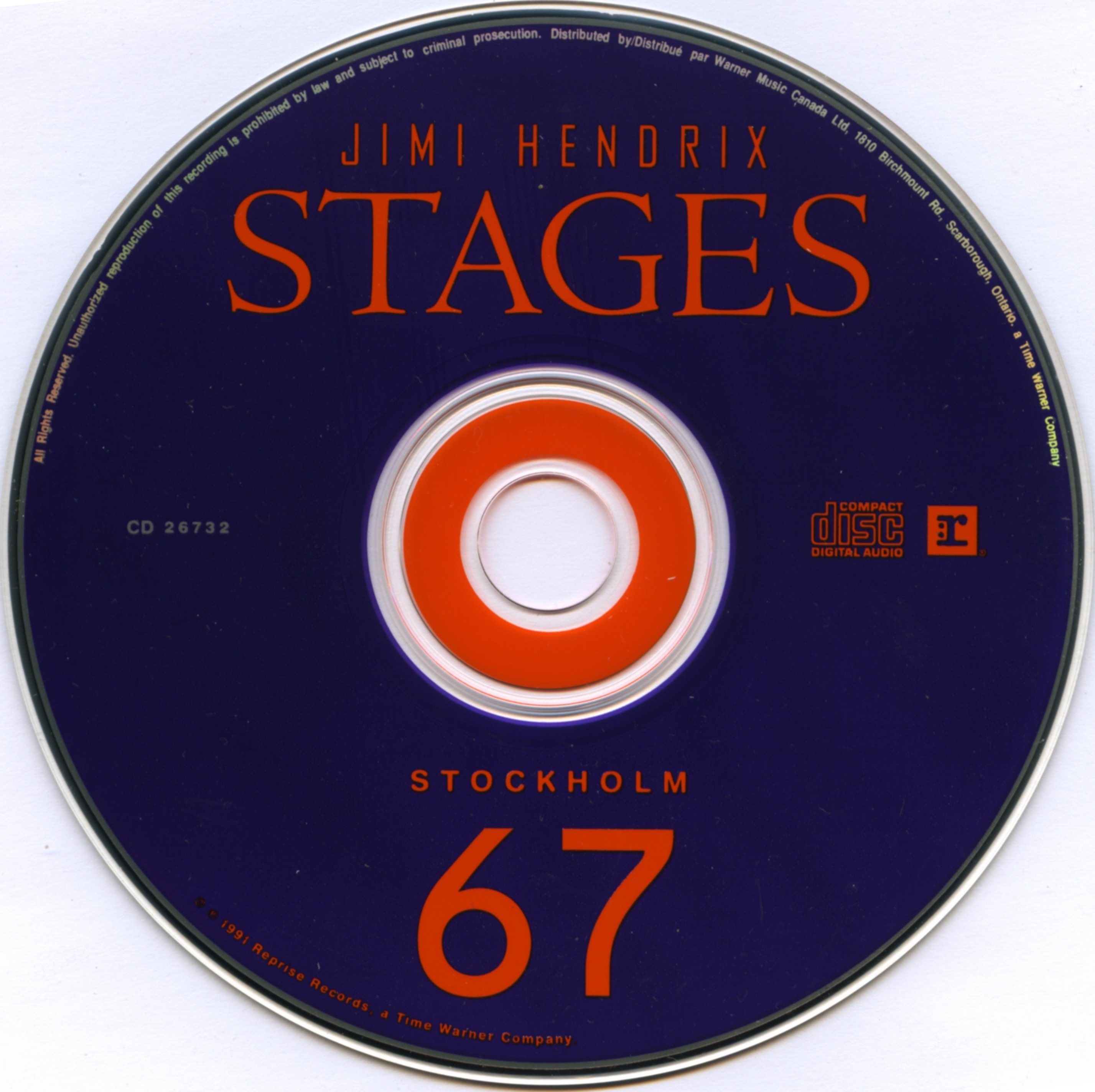 Jimi Hendrix Stages Box Set : CD1 | CD Covers | Cover Century | Over 1. ...